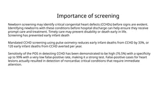Comprehensive Neonatal Pulse Oximetry Screening for Early Detection of ...