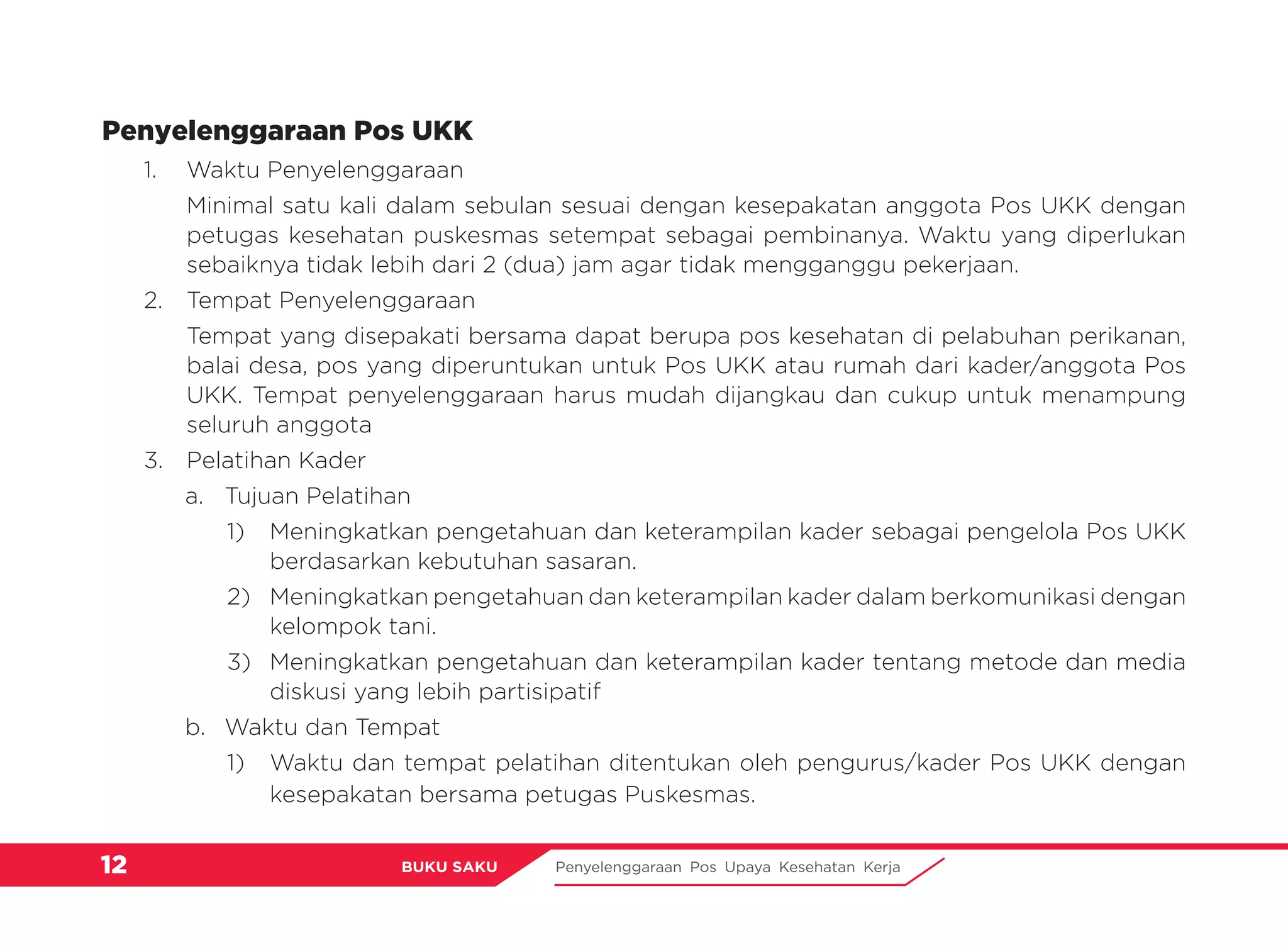 BUKU SAKU POS UKK | PDF