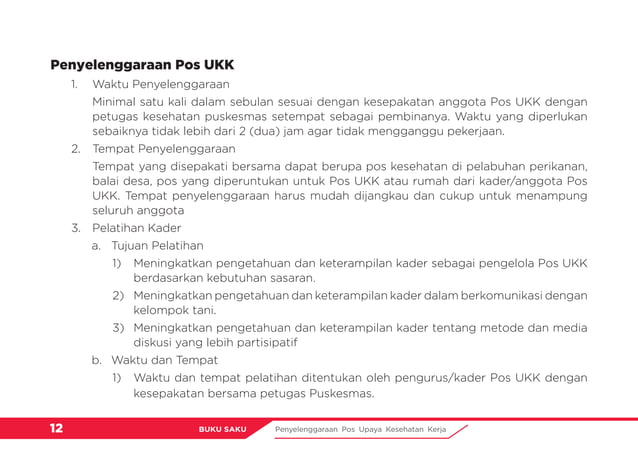 BUKU SAKU POS UKK | PDF