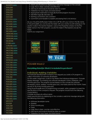 POS/408 ENTIRE CLASS UOP TUTORIALS | PDF