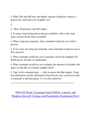 POS 433 Creative and Effective/newtonhelp.com