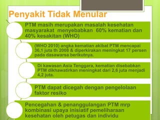 POSBINDU-PTM-Pos-Pembinaan-Terpadu-Penyakit-Tidak-Menular.ppt | Free Download