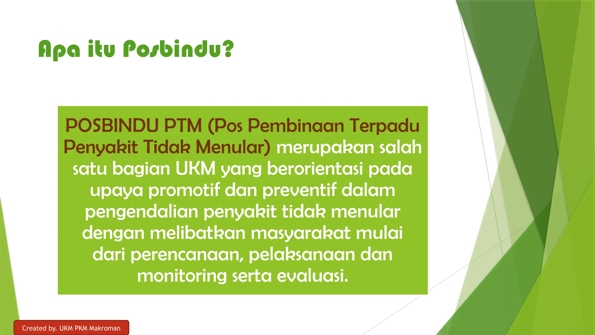 PELATIHAN KADER POSBINDU PENYAKIT TIDAK MENULAR PTM.pptx