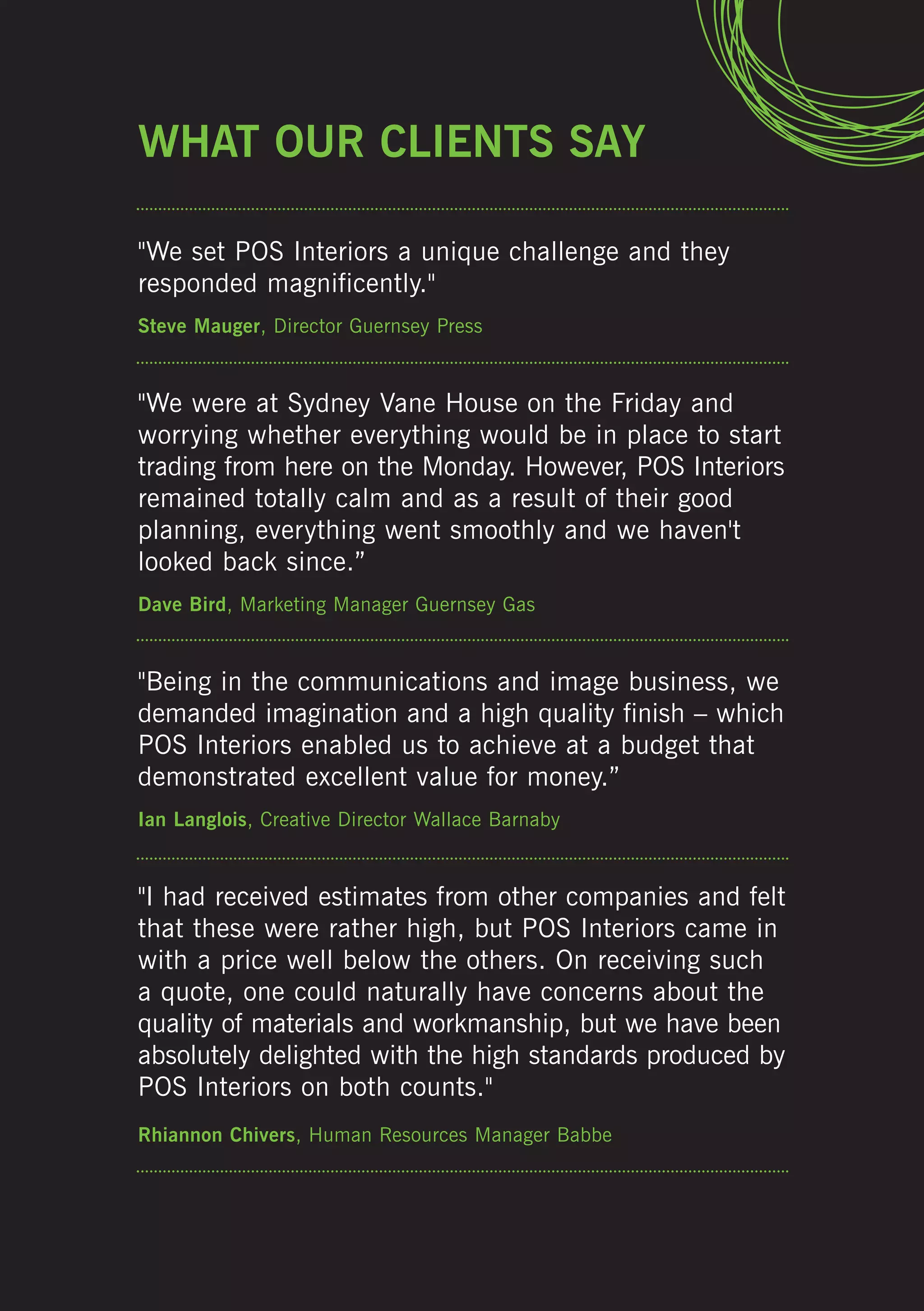 POS Interiors Brochure | PDF