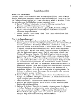 Posc 275 notes 1 28-02 | PDF