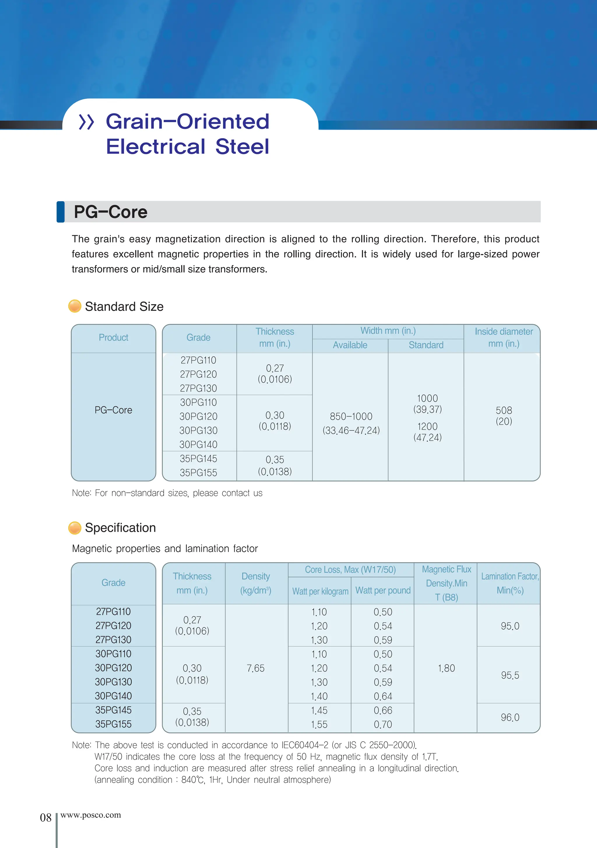 electrical steel -process manufacturing POSCO CRGO | PDF
