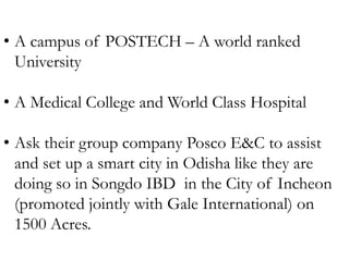 Posco will odisha gain | PPTX
