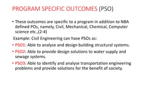 NBA : CO PO Mapping | PPTX