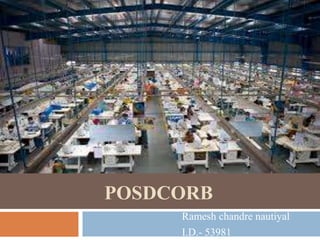 Posdcorb | PPTX