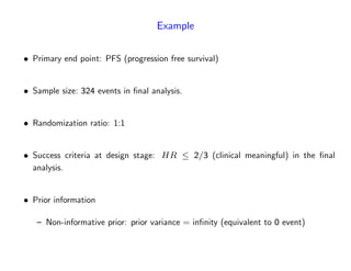 Defensive Efficacy Interim Design | PPT