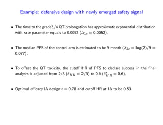Defensive Efficacy Interim Design | PPT