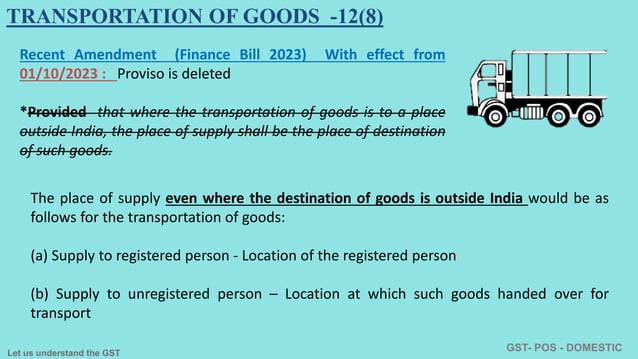 GST PLACE OF SUPPLY SERVICE -SECTION12 IGST | PDF | Geography | Science