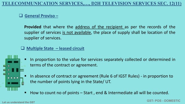 GST PLACE OF SUPPLY SERVICE -SECTION12 IGST | PDF | Geography | Science