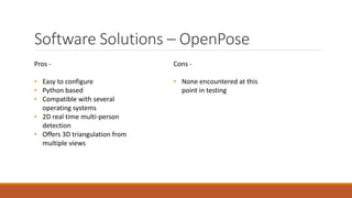 Pose extraction for real time workout assistant - milestone 1 | PPT