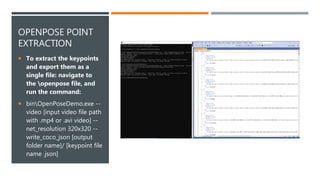 Pose Extraction for Real-Time Workout Assistant: Milestone 2 | PPT