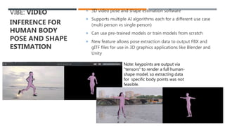 Pose Extraction for Real-Time Workout Assistant: Milestone 3 | PPTX