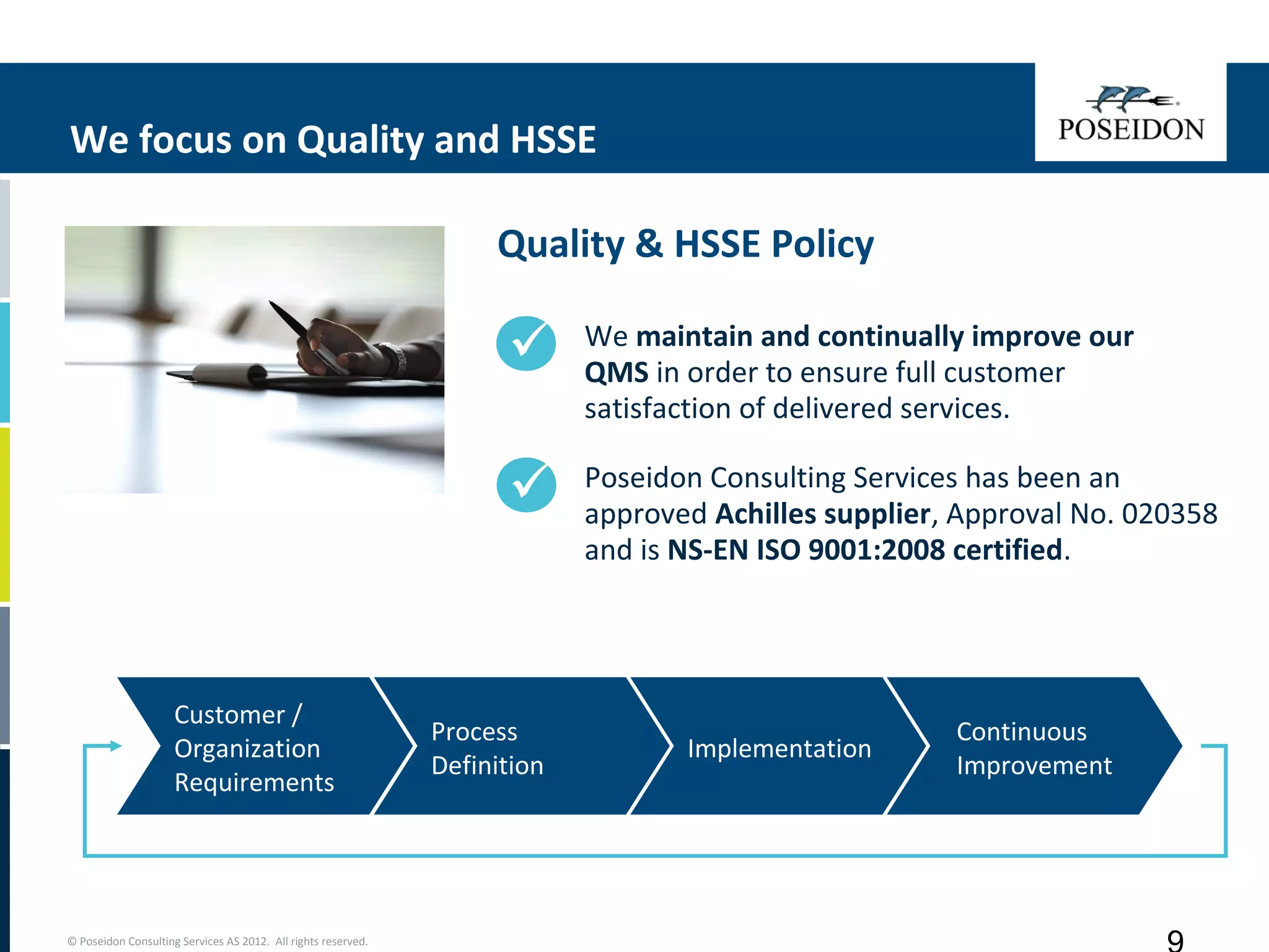 Poseidon Consulting Services - Company Presentation | PPT | Business ...