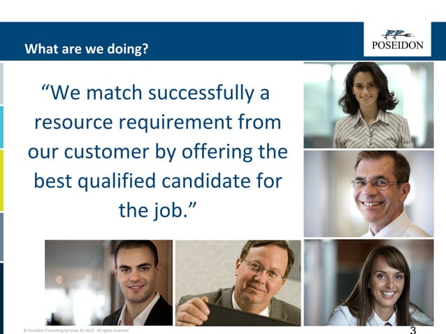 Poseidon Consulting Services - Company Presentation | PPT