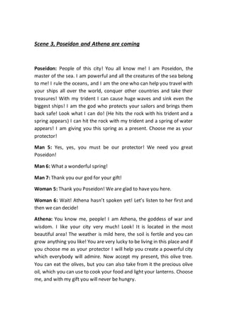 Poseidon and athena | DOCX