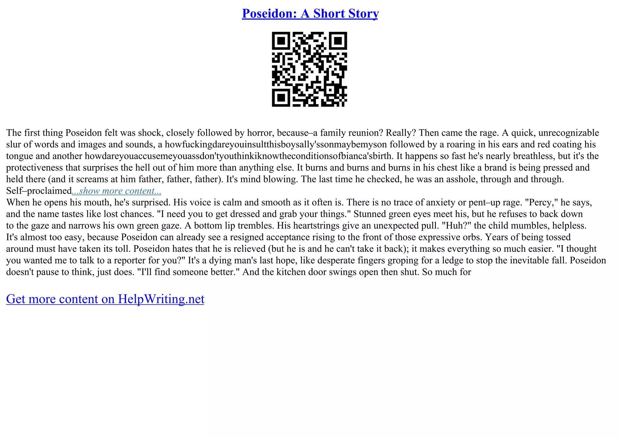 Poseidon Mythology | PPT