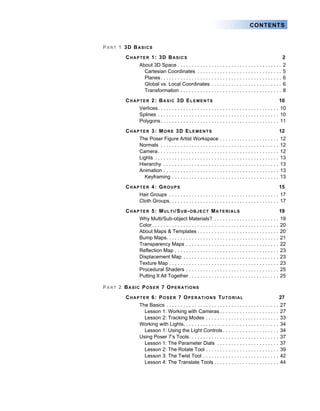 Poser 7 Tutorial Manual | PDF