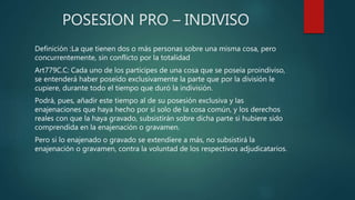 Posesión | PPTX