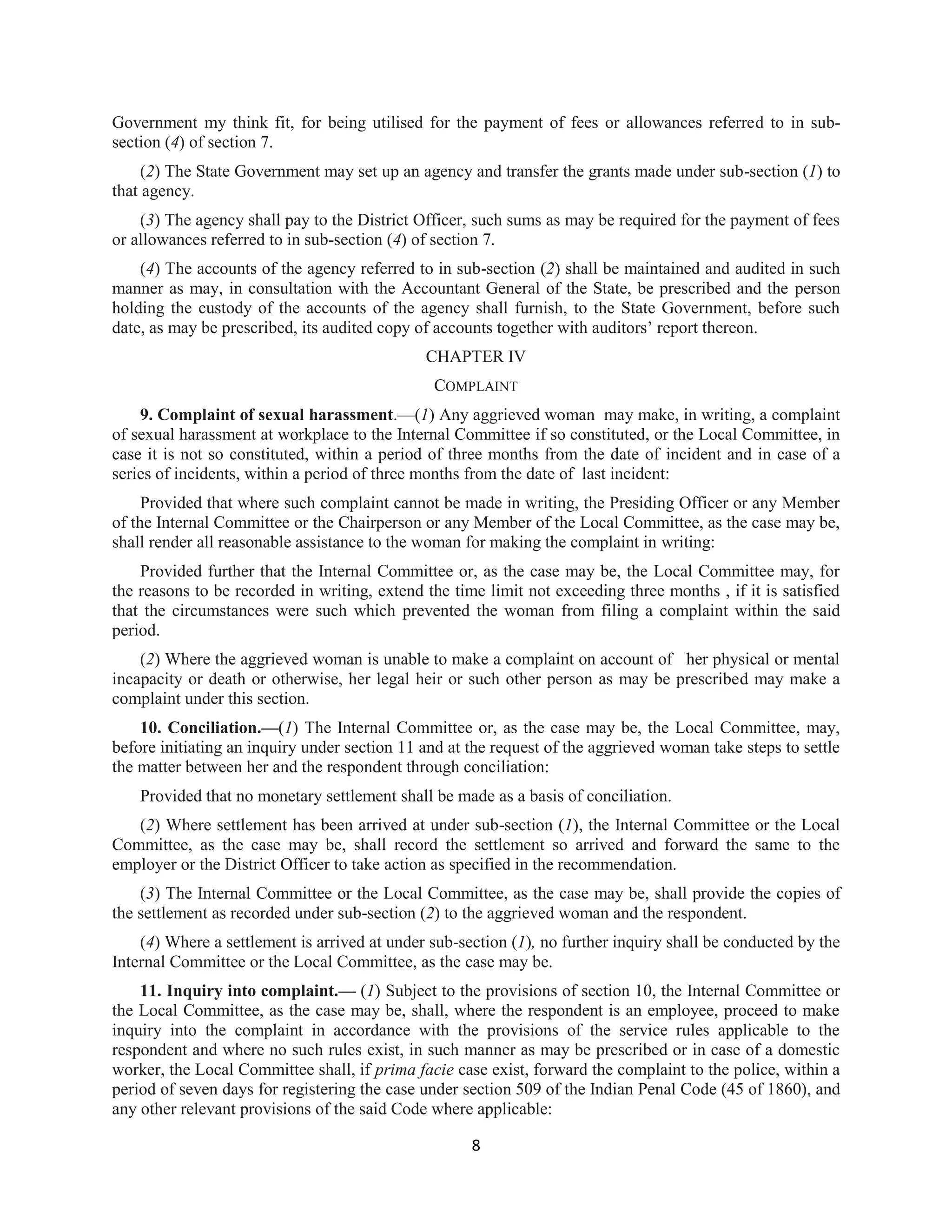 POSH Act 2013 (PREVENTION, PROHIBITION AND REDRESSAL of Sexual ...