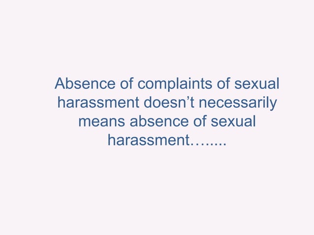 POSH Act 2013 Awareness And Training Module | PPTX