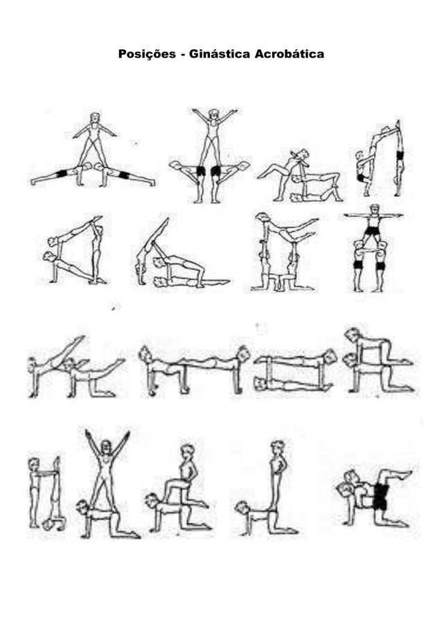 Posicões ginástica-acrobática | PDF
