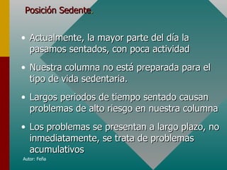 Posicion sedente | PPT