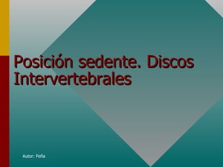 Posicion sedente | PPT