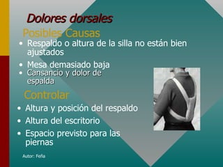 Posicion sedente | PPT