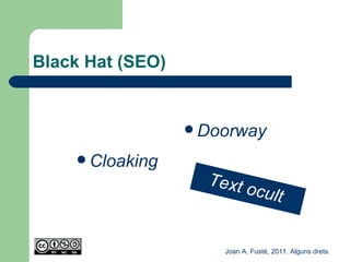 P osicionamiento web tutorial basico - black hat | PPT