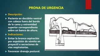 posiciones mas usadas en examenes y tratamientos | PPTX