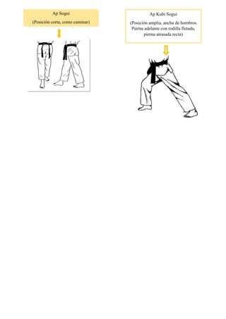 Posiciones basicas de taekwondo | PDF