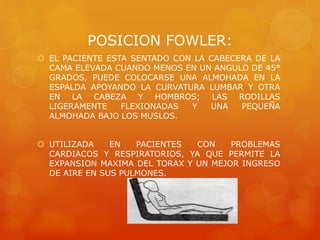 Posiciones e incisiones en cirugía | PPTX