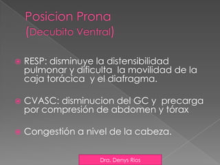 Posiciones En Anestesia | PPTX