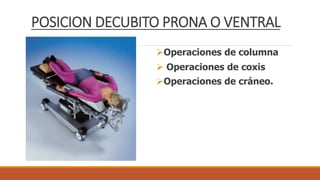 POSICIONES QUIRÚRGICAS EN SALA DE OPERACIONES.ppt