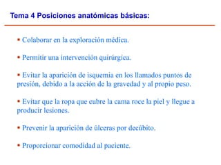 Posiciones anatomicas basicas enfermeria | PPT