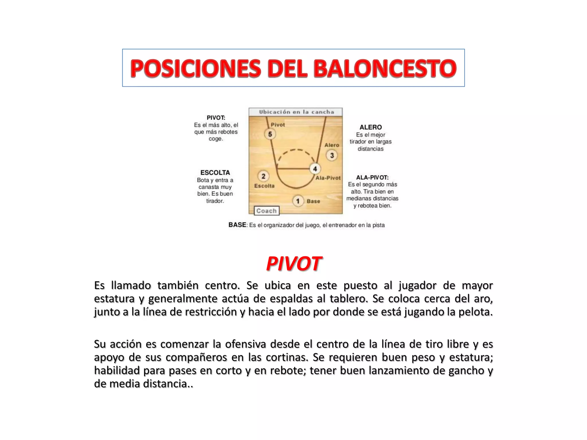 Cancha De Baloncesto Con Posiciones