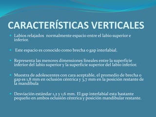 Posicion labial y su significado en el plan de tratamiento | PPTX