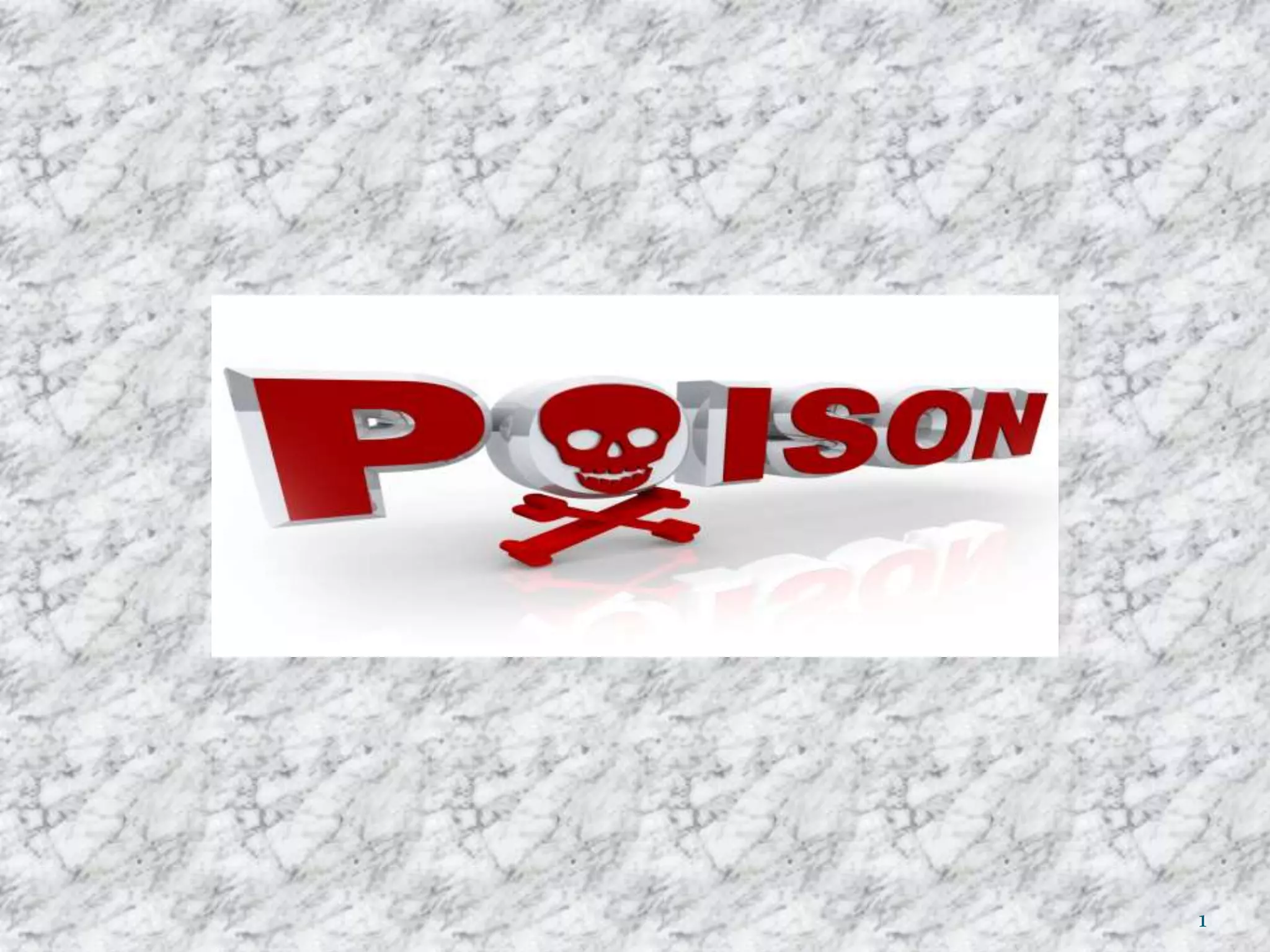 Poisoning | PPT