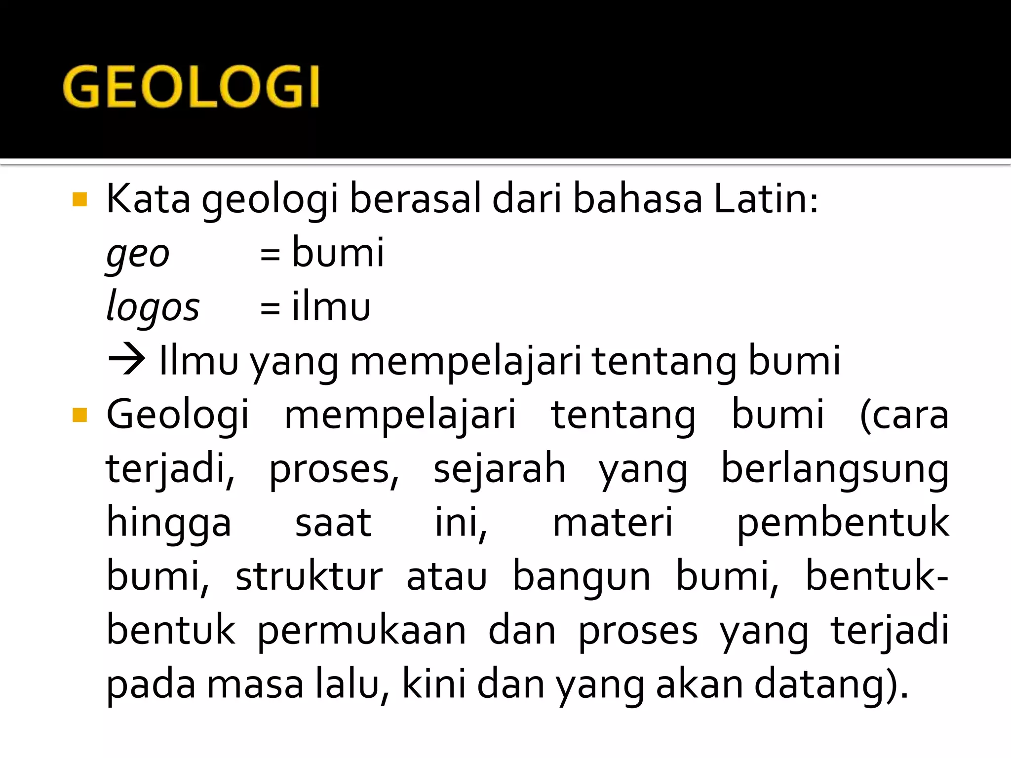 Posisi geologis | PPTX