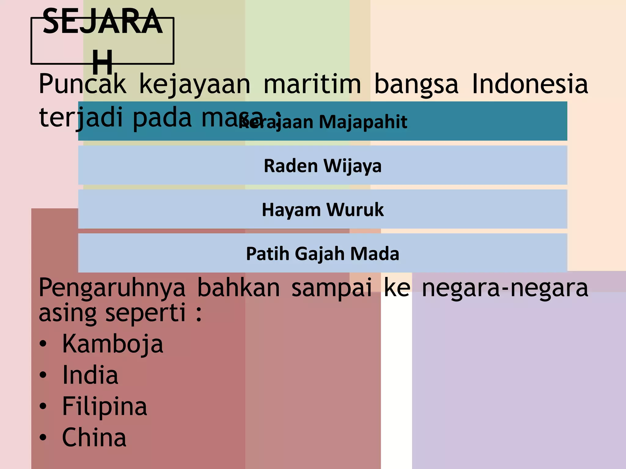 Posisi Indonesia Sebagai Poros Maritim Dunia | PPTX