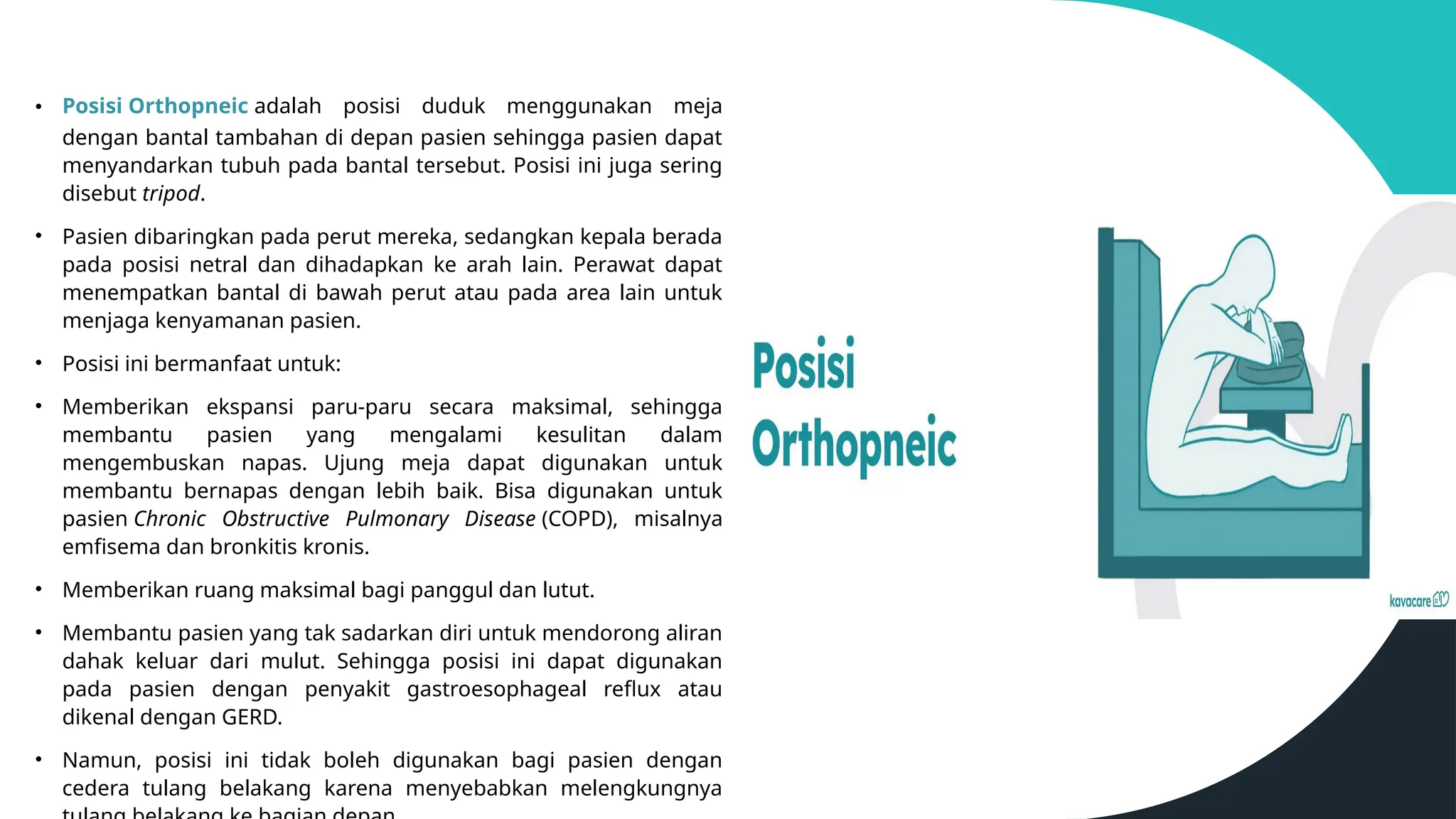 pengaturan Posisi pada pasien yang benar | PPTX