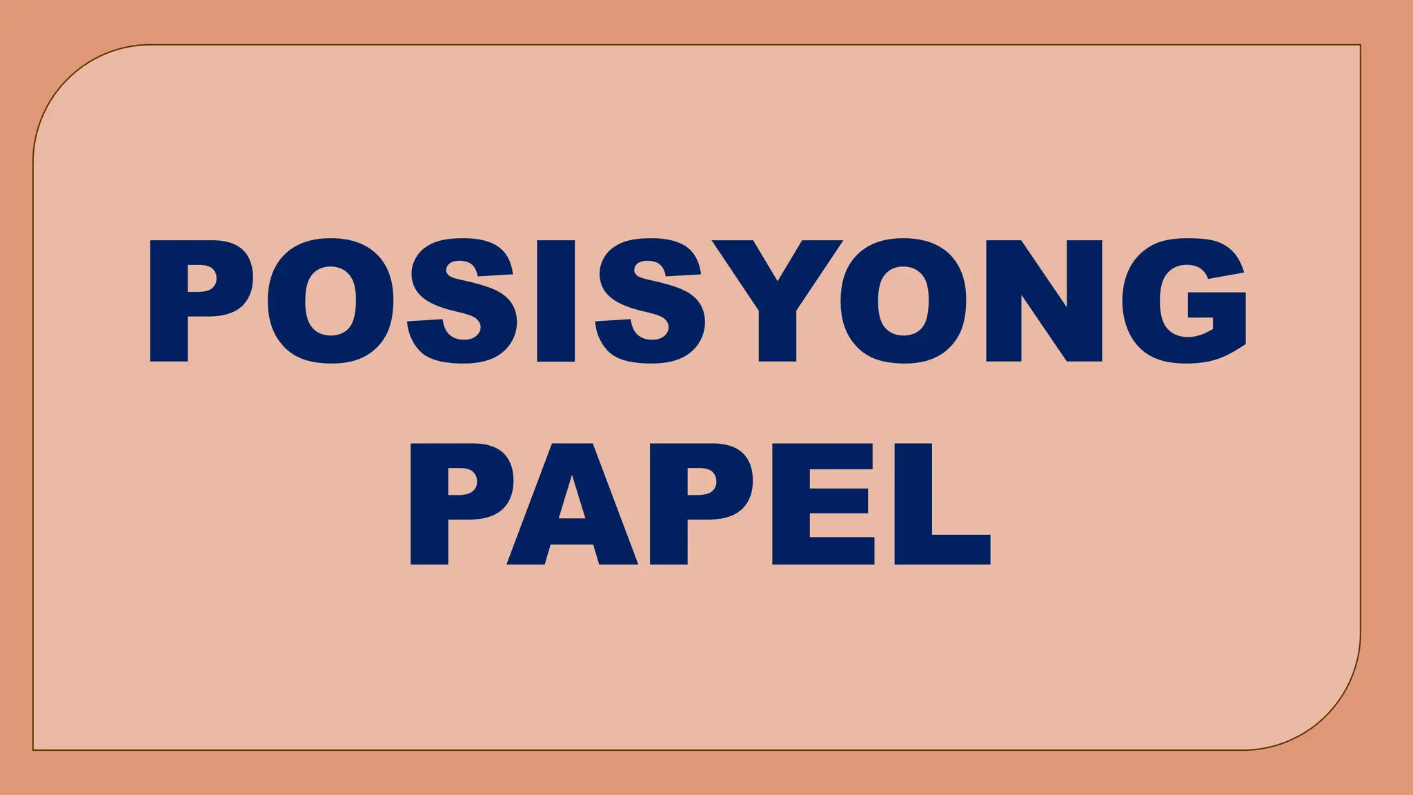 POSISYONG PAPEL Filipino sa Piling Larang ppt.pptx