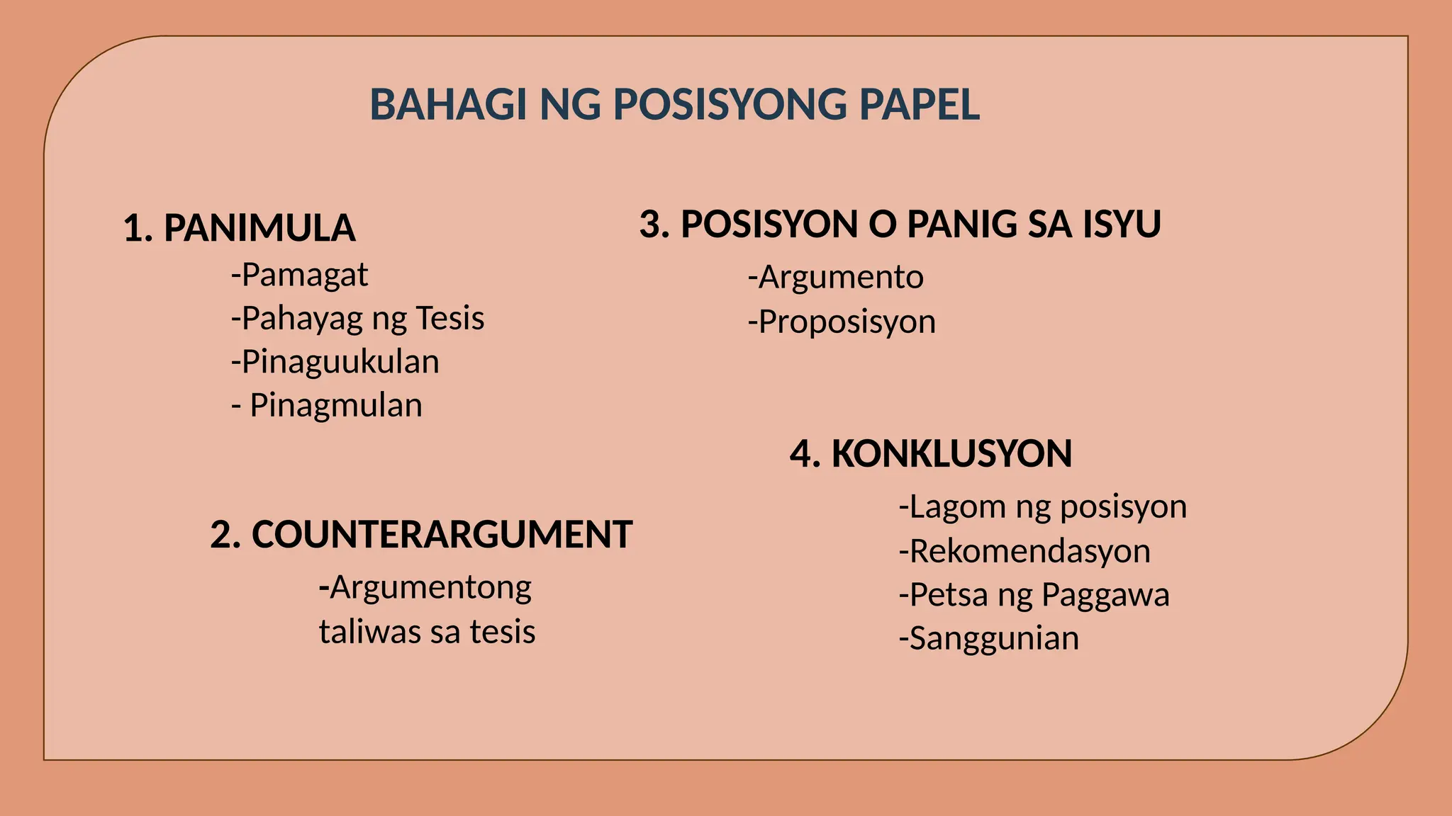 POSISYONG PAPEL Filipino sa Piling Larang ppt.pptx
