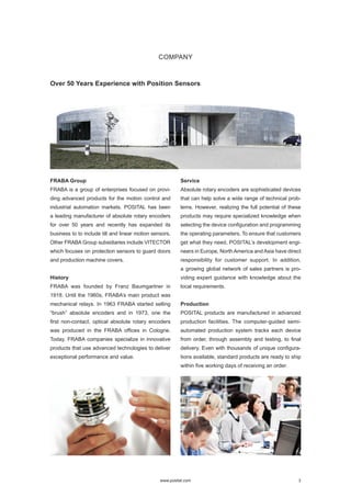 POSITAL Product Catalog | PDF