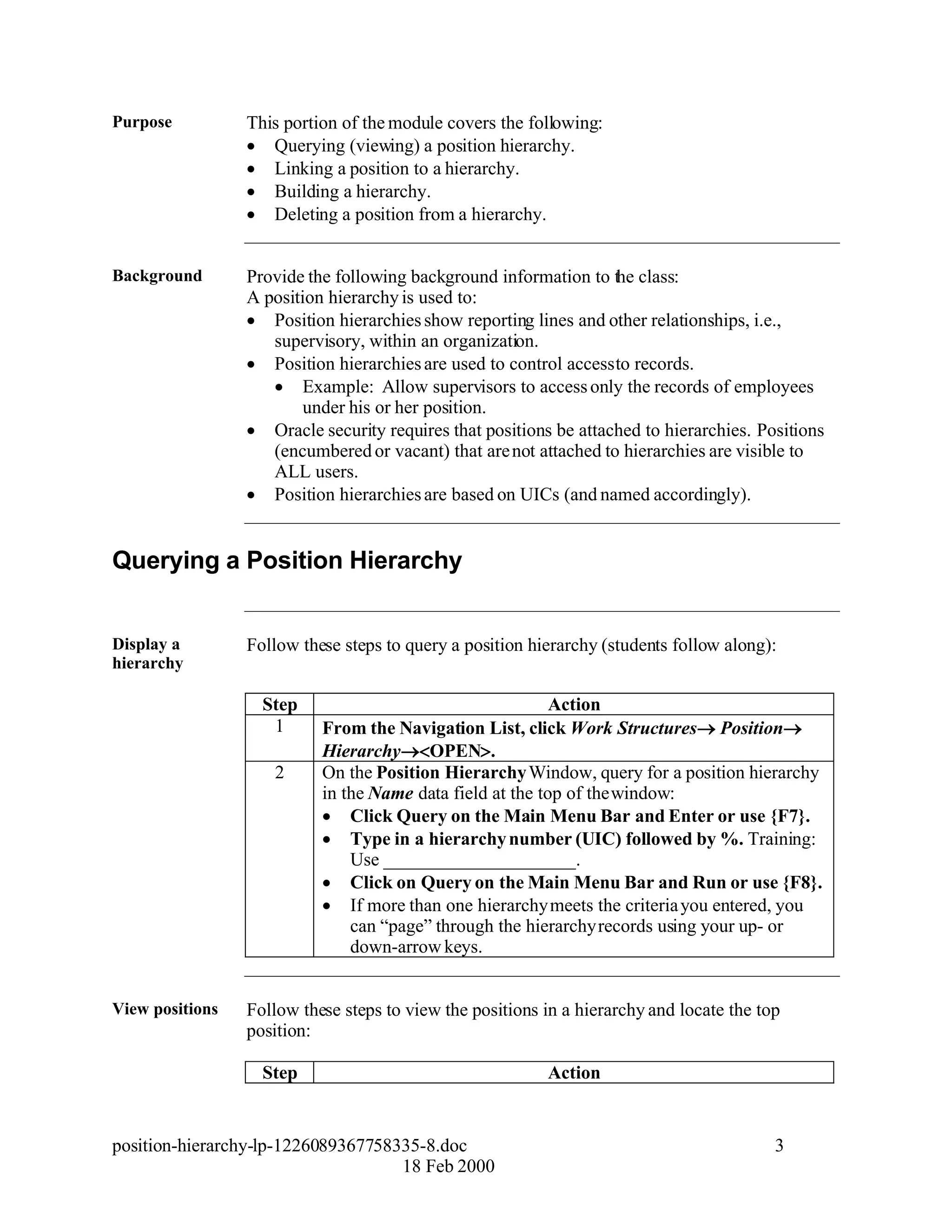 Position Hierarchy Lp | DOC