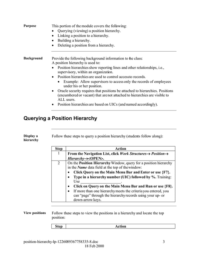 Position Hierarchy Lp | DOC